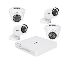HIKVISION 4 channel DVR kit with 2 Dome, 2 Bullet & 1 TB hard disk ...