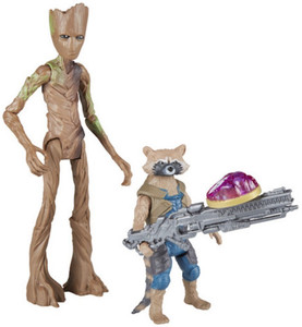 Hasbro Avengers Infinity War: Rocket Raccoon and Groot 6-Inch Basic ...