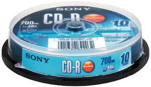 SONY CD Recordable Cake Box 700 MB - SONY : Flipkart.com