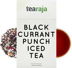 Tearaja Black Currant Punch Iced Tea Blackcurrant, Cranberry, Lemon ...