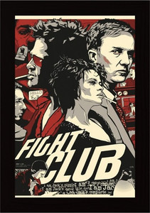 Posterskart 'Fight Club Vector Art' Framed Poster Paper Print - Art ...