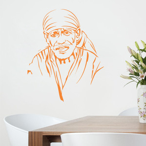 StickerYard 71 cm Sai Baba Removable Sticker Price in India - Buy ...