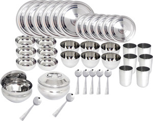 bartan hub Pack of 40 Stainless Steel stainless steel dinner set (40pcs ...