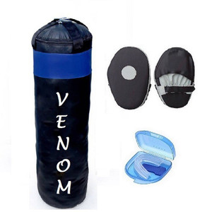 VENOM 5.0 Feet Long, PU Material, Black and Blue Color, Unfilled with ...