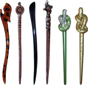 SHINOO Combo of Multi Color Juda Sticks Bun Stick Price in India - Buy ...