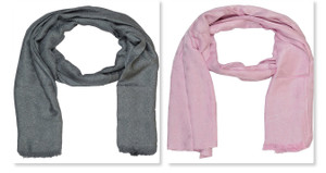 Stole For Women Solid Cotton Blend Girls Stole - Buy Stole For Women ...