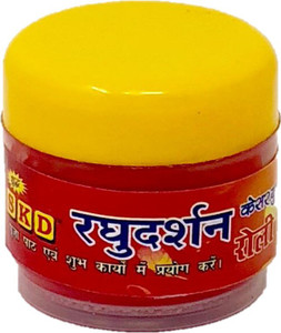 SSEmp Red Roli with Saffron (Chandan) - Roli Swastik Kumkum Deity ...