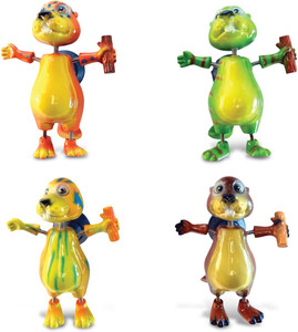 Puzzled Beaver Bobble Magnets Fridge Magnet Pack of 4 Price in India ...