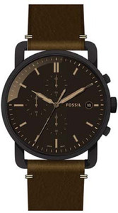 FOSSIL The Commuter Chronograph Brown Leather Watch Analog Watch - For ...
