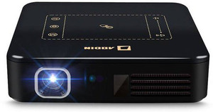 AODIN Android 7.1 2200 Lumens 4K Smart Mini DLP LED Home Cinema ...