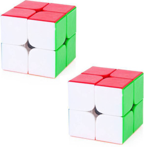 D ETERNAL cube combo set of 2 rubix cube 2x2 rubic cube high speed ...