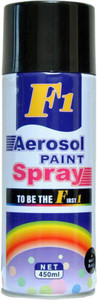 F1 F1 Aerosol Spray Paint Black Spray Paint 450 ml Price in India - Buy ...
