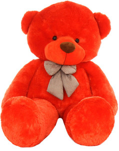 JESUS MERRY SOFT TOYS 3 Feet Red Color Teddy Bear (BIG) USED NO.1 FIBER ...