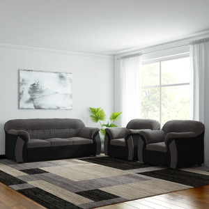 FURNICITY Fabric 3 + 1 + 1 Sofa Set Price in India - Buy FURNICITY ...