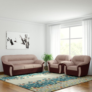 FURNICITY Fabric 3 + 1 + 1 Sofa Set Price in India - Buy FURNICITY ...