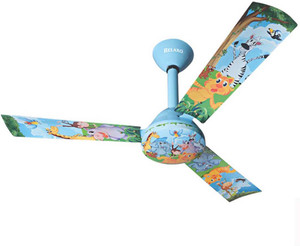Relaxo Kids Fan Jungle Theme with 2 Year Warranty 1200 mm Ceiling Fan ...