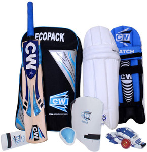 CW Junior Economy Sports Cricket Kit Blue Complete Batting (Without ...