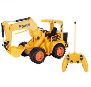 FLAME 5 Channels JCB Remote Control Excavator Simulation Electric with ...