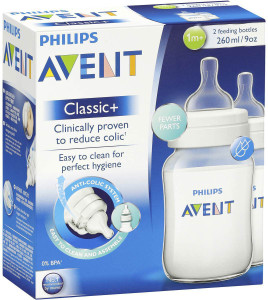 PHILIPS AVENT Classic+ 2 Wide Neck Bottles - 260 ml - Buy PHILIPS ...