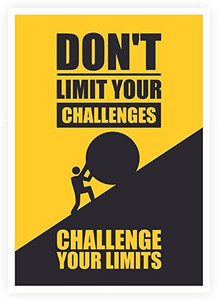 Don't Limit Your Challenges Challenge Your Limits Quotes Paper Print ...