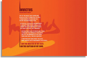 INVICTUS Paper Print - Quotes & Motivation posters in India - Buy art ...