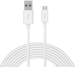 EYNK Micro USB Cable 2 A 3 m Extra Long (3m) Fast Charging with Built ...