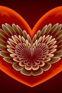 Cute Fractal Heart Journal: Buy Cute Fractal Heart Journal by Paper ...