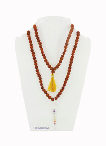 SHIVALOKA 5 Mukhi Rudraksha mala for balancing of 7 chakras Dori Chain ...
