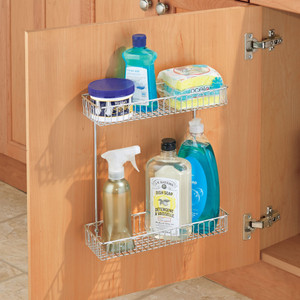 INTERDESIGN Classico Cabinet 2 Tier Organizer Steel Wall Shelf Price in ...