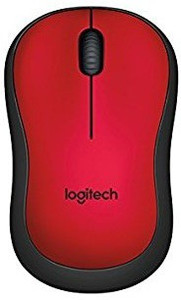 Logitech M221 Silent USB Mouse (Red) Wireless Ambidextrous Optical ...