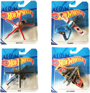 HOT WHEELS Sky Buster Fighter Planes -Pack of 4 - Sky Buster Fighter ...