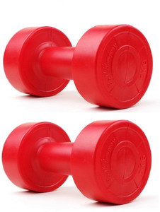 PEANA RED COLOR 4KG VINYL PLASTIC DUMBELL Fixed Weight Dumbbell - Buy ...