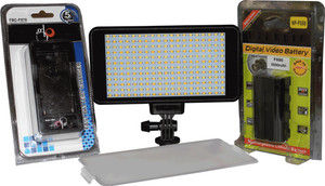 Digipro Professional 228A camera led light with Battery and charger 900 ...