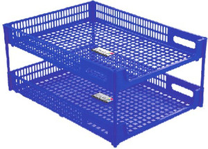 Flipkart.com | Joyful 2 Compartments Good Quality 2 Layer File Tray and ...