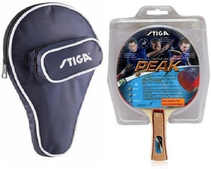 Stiga Combo of two- One 'Peak' Table tennis and one Table tennis bat ...