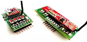 robocraze Rf 433mhz Transmitter & Receiver With Encoder And Decoder ...