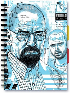Posterskart Breaking Bad Art Notebook A5 Ruled A5 Notebook 80 Gsm Ruled ...