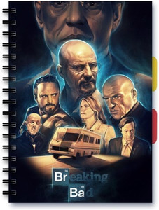 Posterskart Breaking Bad Art Notebook A5 Ruled A5 Notebook 80 Gsm Ruled ...