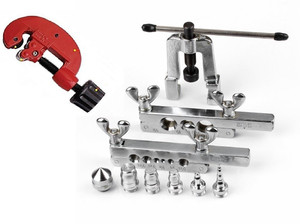 Tools Centre Swaging & Flaring Tool Kit 45 Degree Tubing 1/8 to 3/4 ...