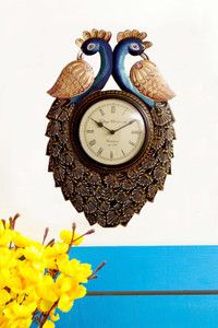 Village Clock works Analog 30 cm X 3.5 cm Wall Clock Price in India ...