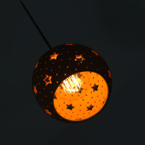 Earthen Wonder GLO STAR with yellow inner Pendants Ceiling Lamp Price ...