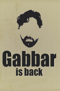 Gabar Is Back Poster Decorative Wall Poster for home | office(12x18 ...