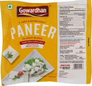 Gowardhan Classic Block Paneer Price in India - Buy Gowardhan Classic ...