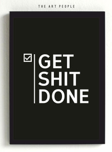 GET DONE Poster Paper Print - Quotes & Motivation posters in India ...