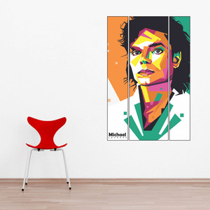 Impression Wall 60.96 cm Michael Jackson Sticker (Cover Area :- 36 X 24 ...
