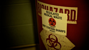 WARNING REGULATED MEDICAL WASTE POSTER WALL ART DÉCOR 12 X 18 INCHES ...