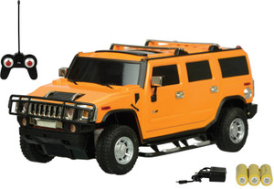 TurboS 1:24 Remote Control Hummer H2 - Yellow - 1:24 Remote Control ...