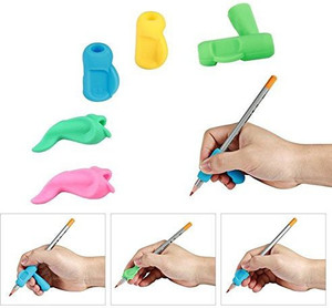 BSL Pencil Grip, Ergonomic Rubber Grip Writing Aid for Correcting ...