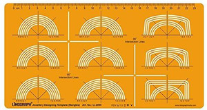 LINOGRAPH Bangle Bangles Jewellery Design Template Drafting Stencil ...