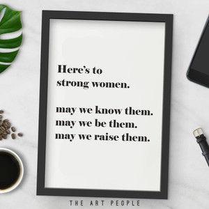 STRONG WOMEN Poster Paper Print - Quotes & Motivation posters in India ...